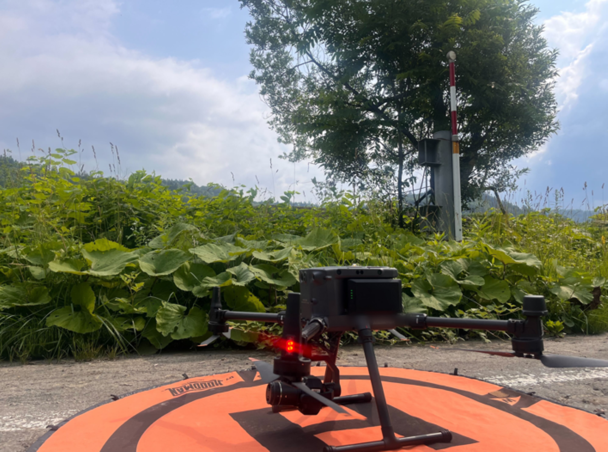 DJIの最新型業務用ドローン M350RTK + 高精度空撮LiDAR L2、P1を使用し測量を行いました。 | ドローンのことなら ...